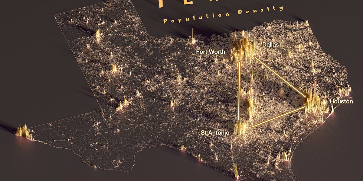 Why Is Texas Mainly a Triangle? - by Tomas Pueyo