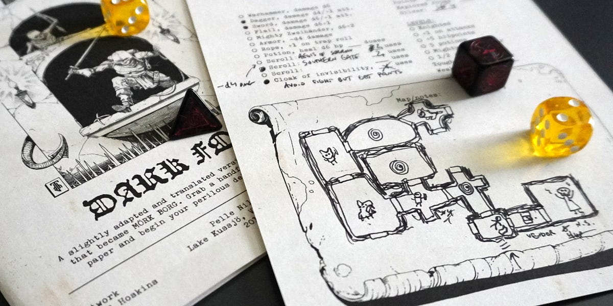 Thematic design in Dark Fort - Skeleton Code Machine