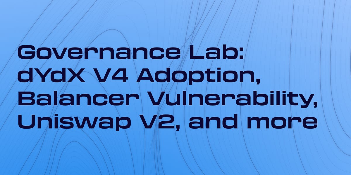 👨‍🔬 Governance Lab #025 - Governance Lab