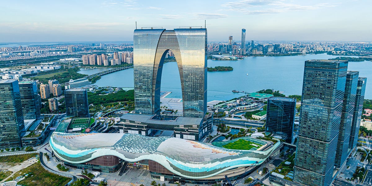 Quite fantastic: "An aerial view of the Gate of the East, a landmark ...