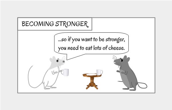 Becoming Stronger - Rat Says