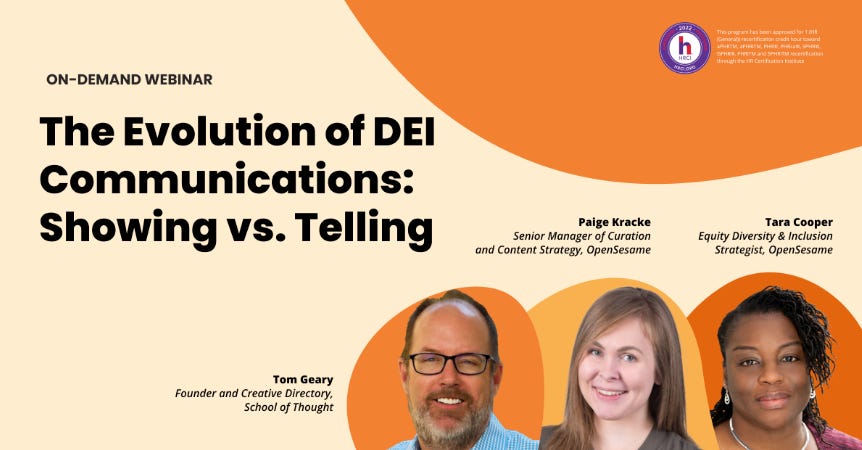 The Evolution of DEI Communications: Showing vs. Telling