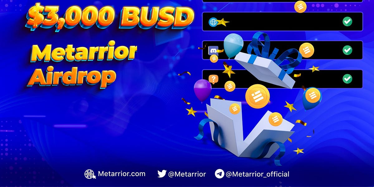 🔴[ENDED] METARRIOR’S “QUESTN AIRDROP” - $3,000 REWARDS AWAIT!