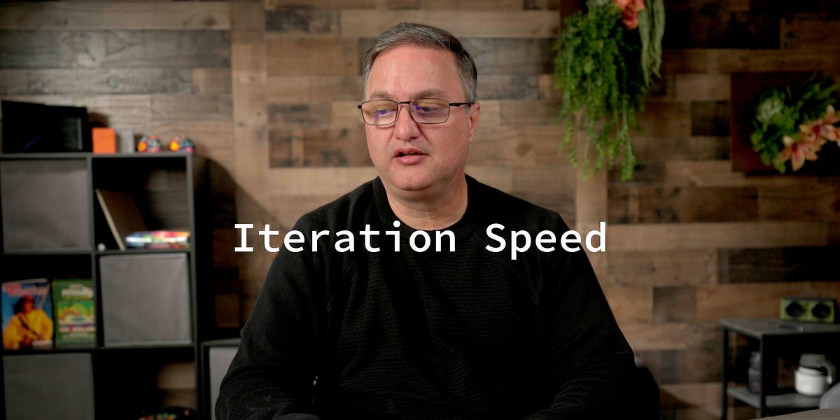 Iteration Speed - by Matt Yaney - AltDevArts