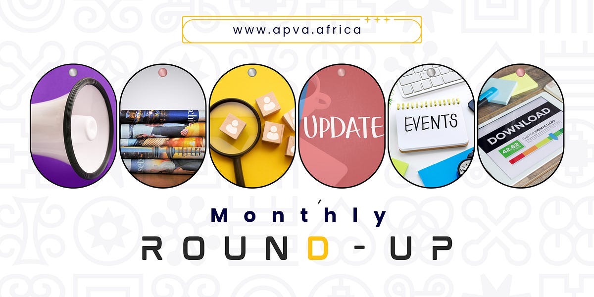 APRIL ROUND UP 🎉 - APVA Editor