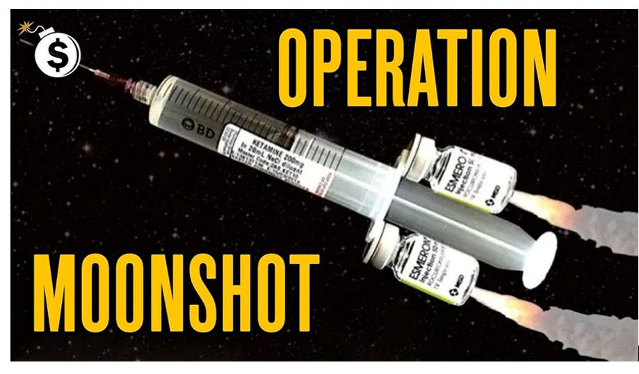 Did Operation Moonshot inadvertently reveal the pseudo-pandemic?
