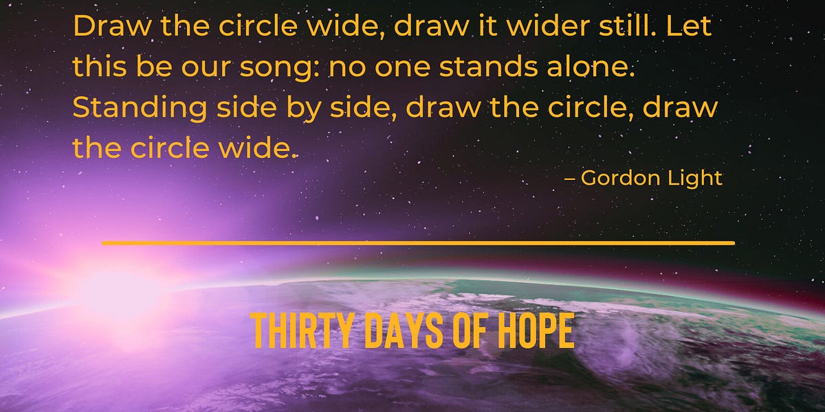 Day 7: Draw the Circle Wide