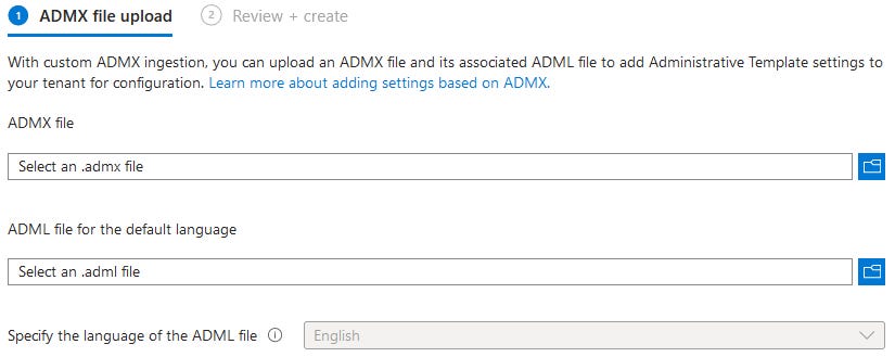 Intune ADMX Configuration - Contrxl’s Substack