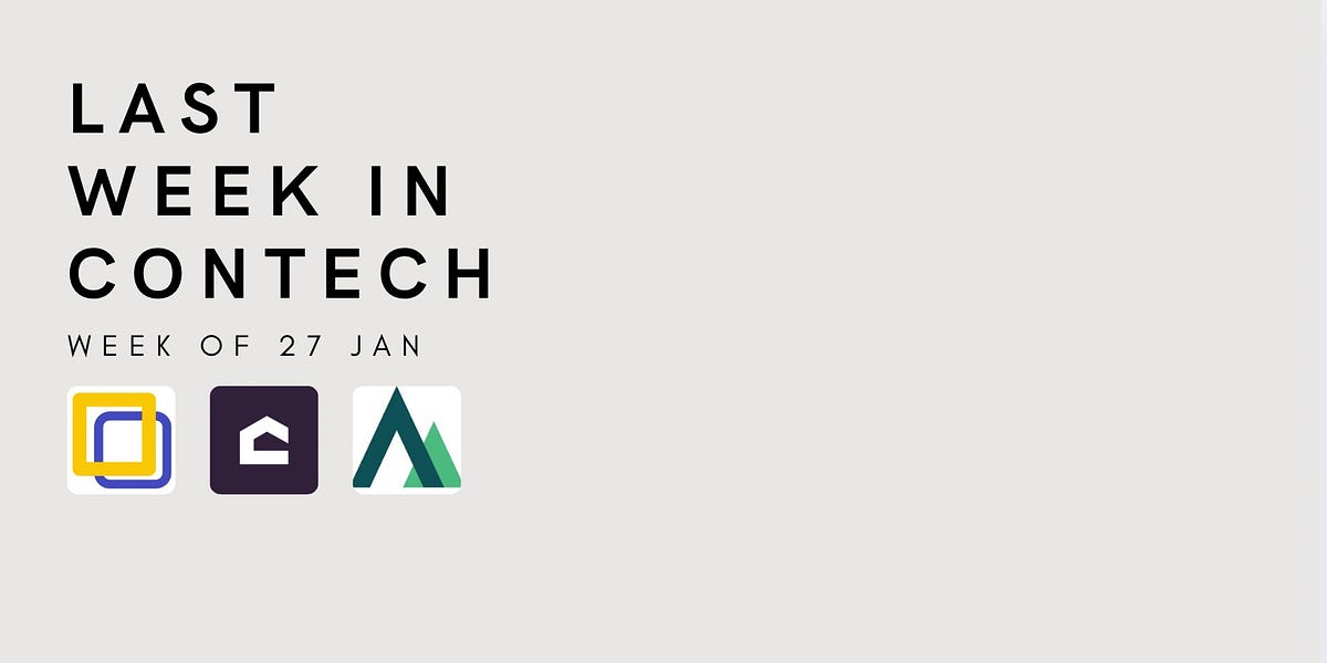 Last Week in ConTech - 27 January 2025 - by Bhragan