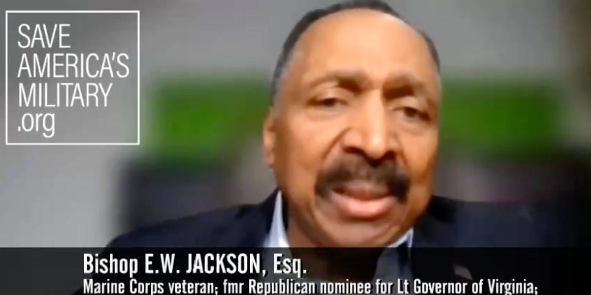 Bishop E.W. JACKSON - Save America's Military