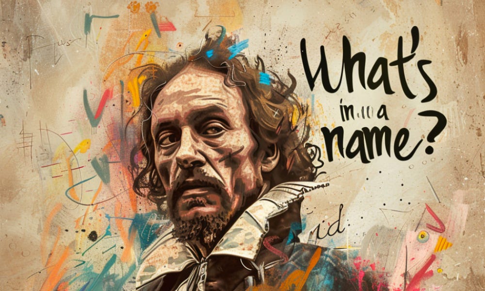 What's In A Name? - by Stephen Gruppetta