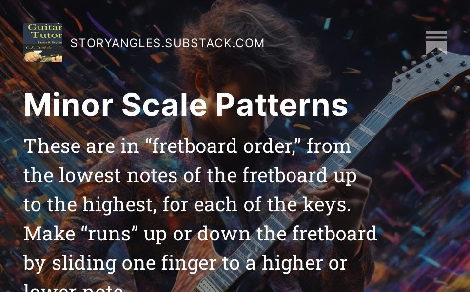 Minor Scale Patterns - by C. L. Nichols