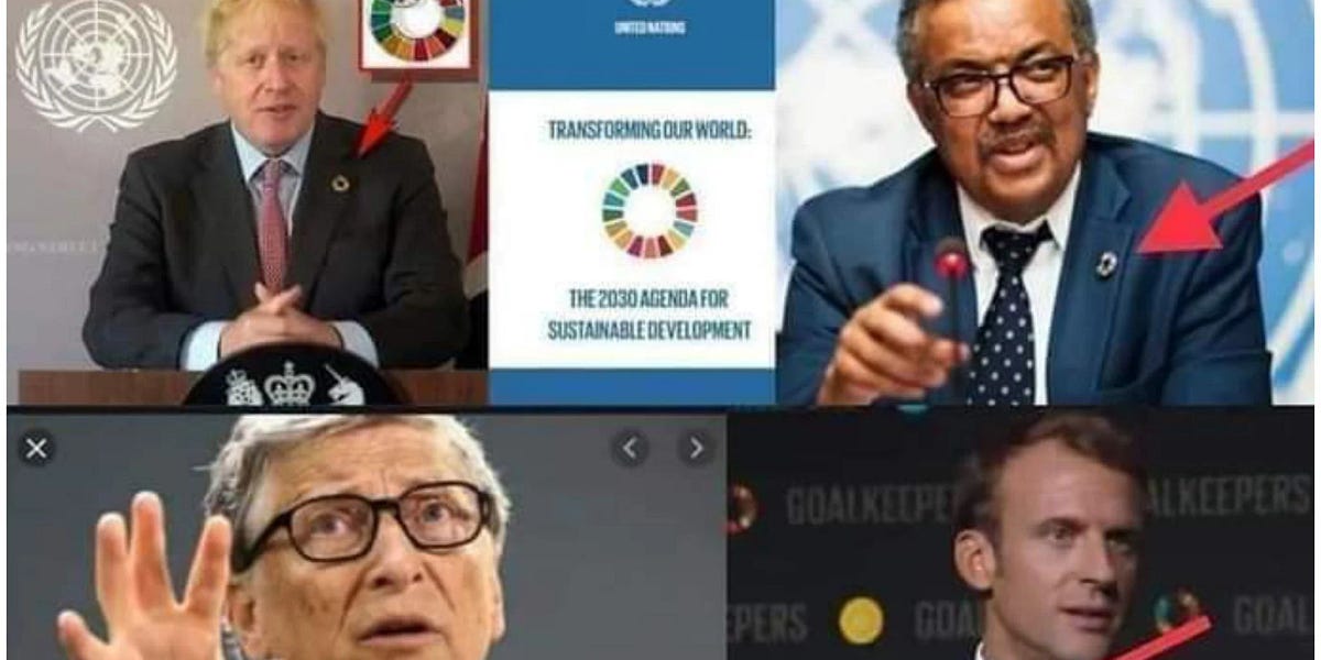 Sustainable Development Goals (SDG) Emblem is Symbol of The Great Reset