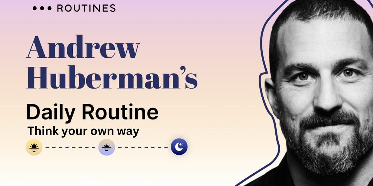 30-Day Challenge: Dr. Andrew Huberman Routine - Day 1
