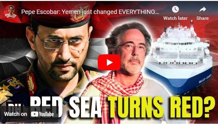 Pepe Escobar: Yemen just changed EVERYTHING and Israel, Neocons are Stunned