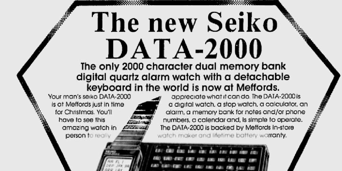 The 1983 Seiko Computer Watch – The Data 2000