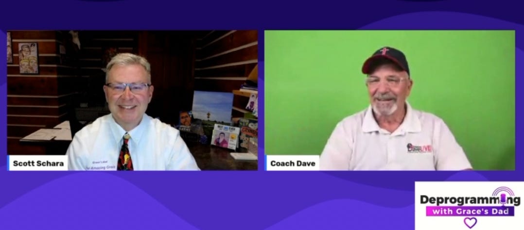 Deprogramming with Grace's Dad: Coach Dave says, "Pass the Salt!"