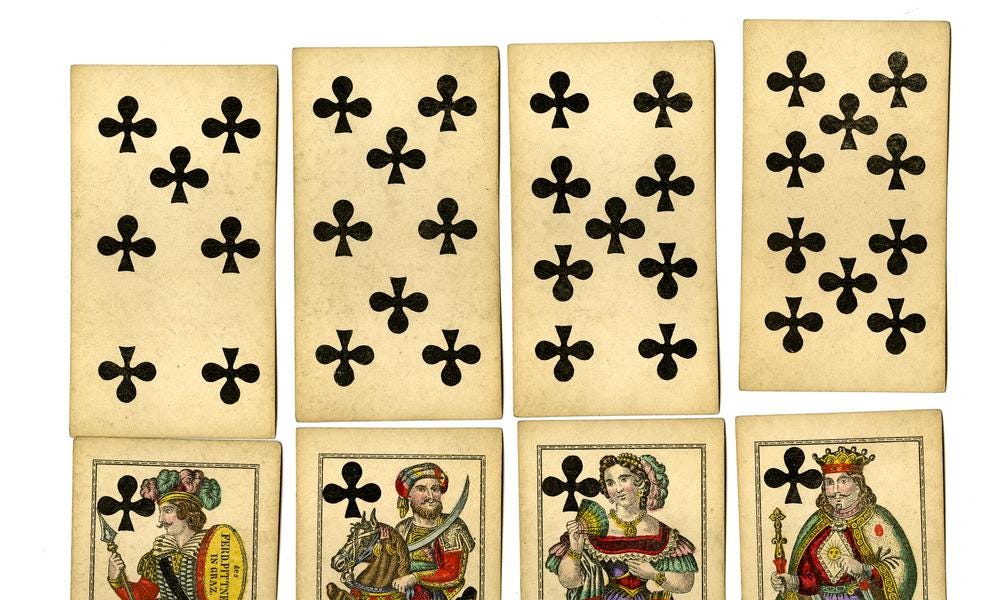 Unfolding Playing Cards history, Napoleon was not a ‘Bauna’Parte.