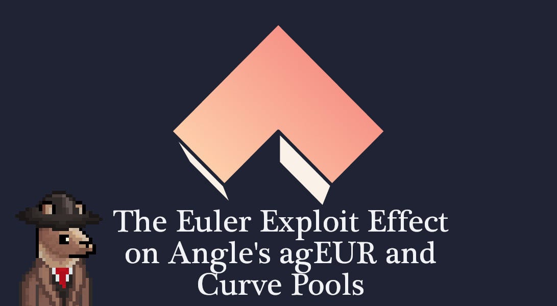 The Euler Exploit Effect on Angle agEUR and Curve Pools