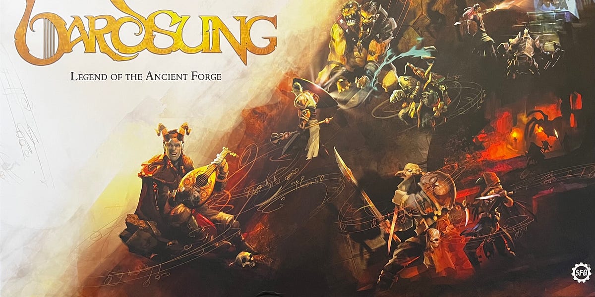 Bardsung Board Game Review - by Nick - Pen and Die