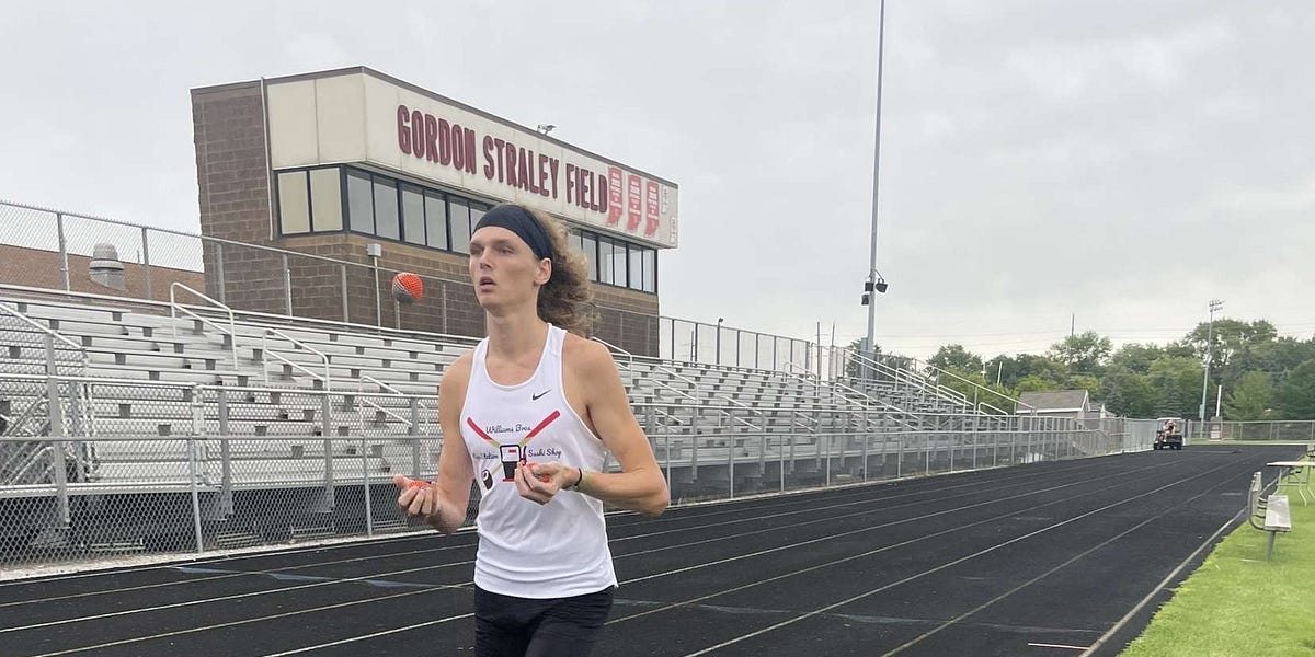 Harrison grad, Purdue runner claims Guinness record with ‘joggling’ mile