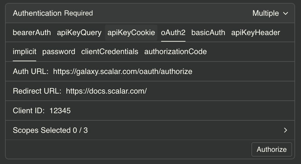 A guide to OpenAPI security (and how we handle it in Scalar)