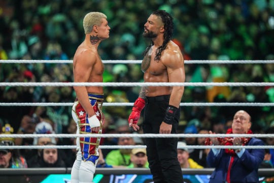 Cody Rhodes vs. Roman Reigns (c) (WWE Wrestlemania 40 Night 2)