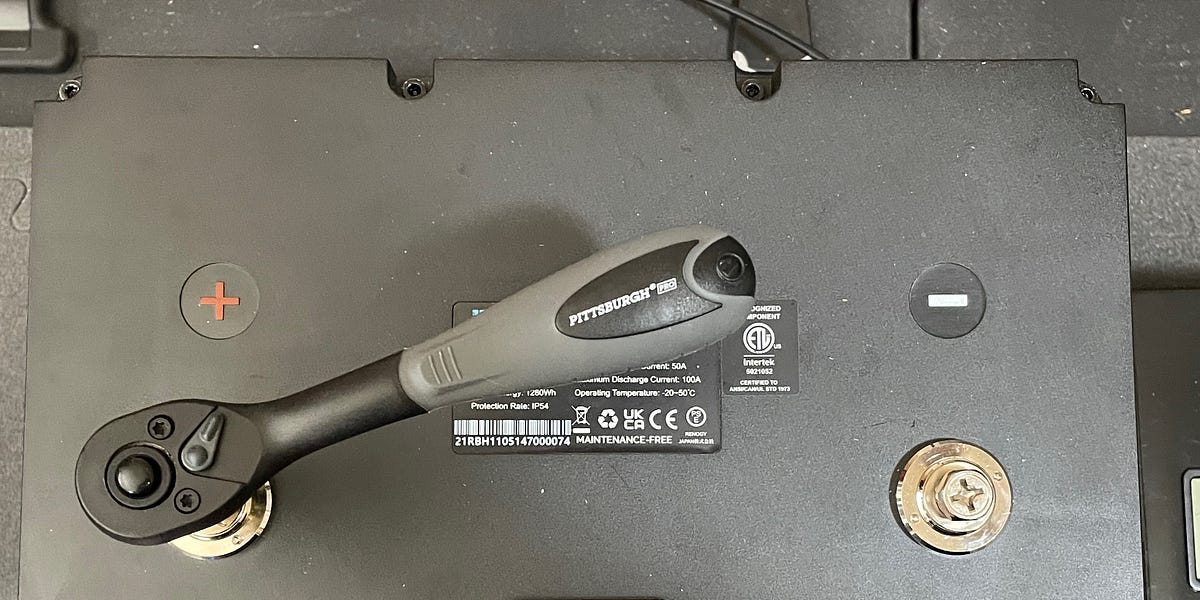 Insulated ratchet wrench for batteries... - by Mike Sokol