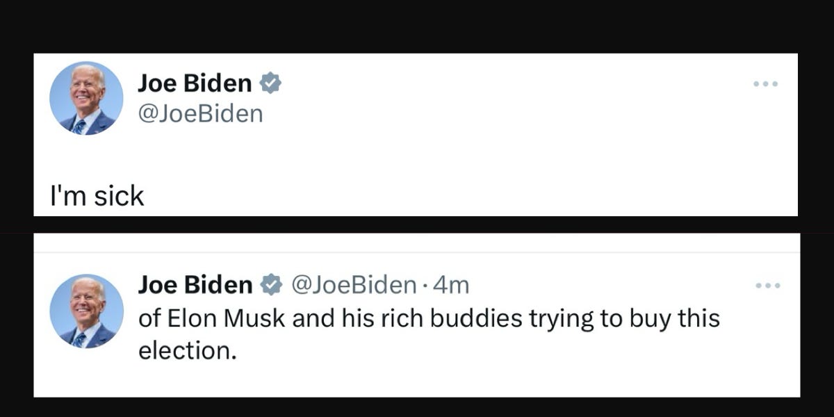 President Biden has Covid, is Doing Well - by Scott Dworkin