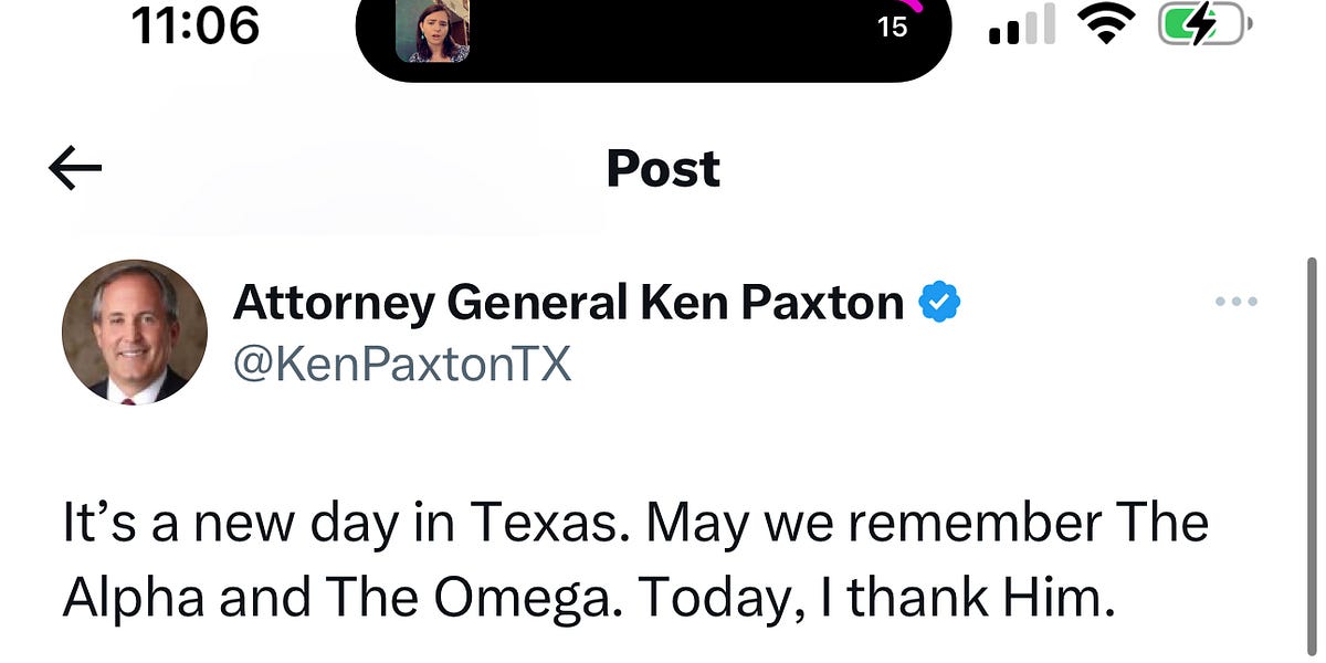 Paxton Makes Statement - by Merissa Hansen