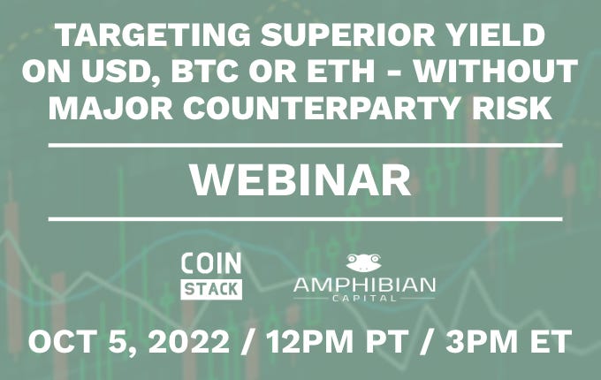 Targeting Superior Yield on USD, BTC or ETH - Without Major ...