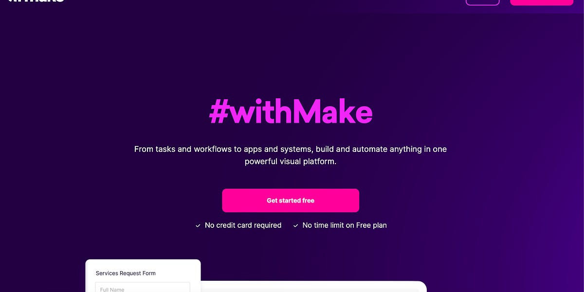 Aprende a utilizar Make.com y automatiza cualquier tarea.