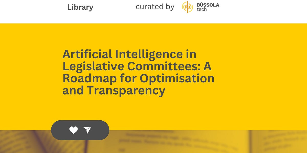 Artificial Intelligence in Legislative Committees: A Roadmap for ...