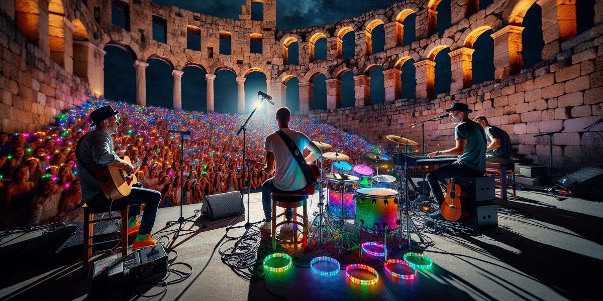 My Surreal Experience being in Coldplay's New Video in Athens 🌟🇬🇷