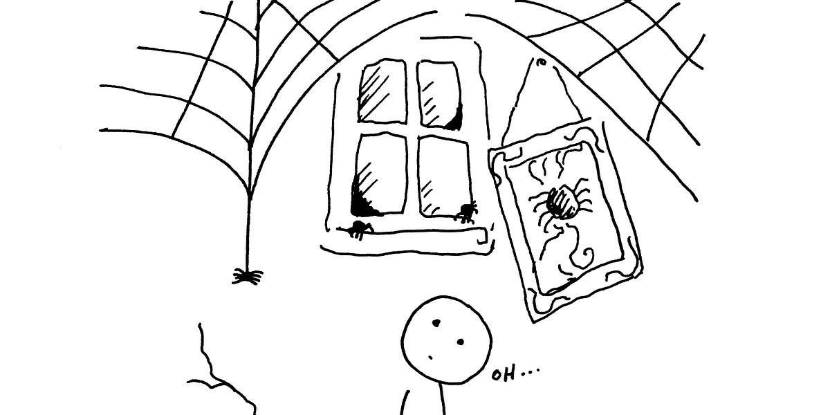 "so many spiders" - by Sara Barkat