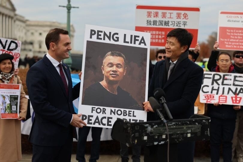 Demonstration At the U.S. Capitol Commemorates the White Paper Movement