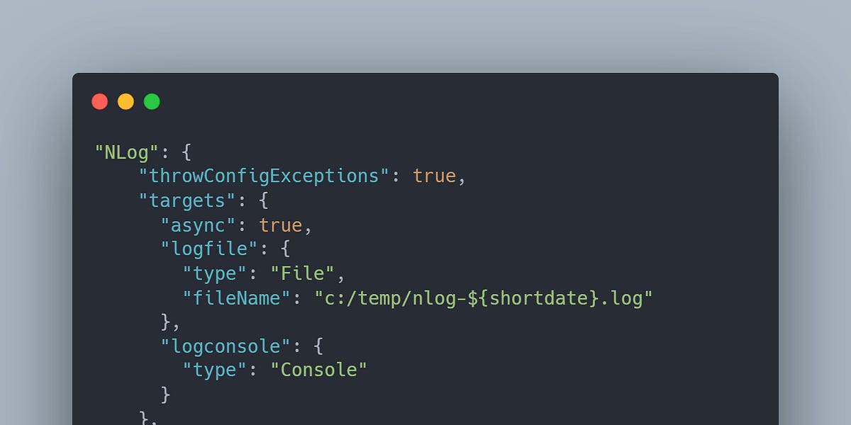Episode 1 : Logging in ASP .NET Core With NLog