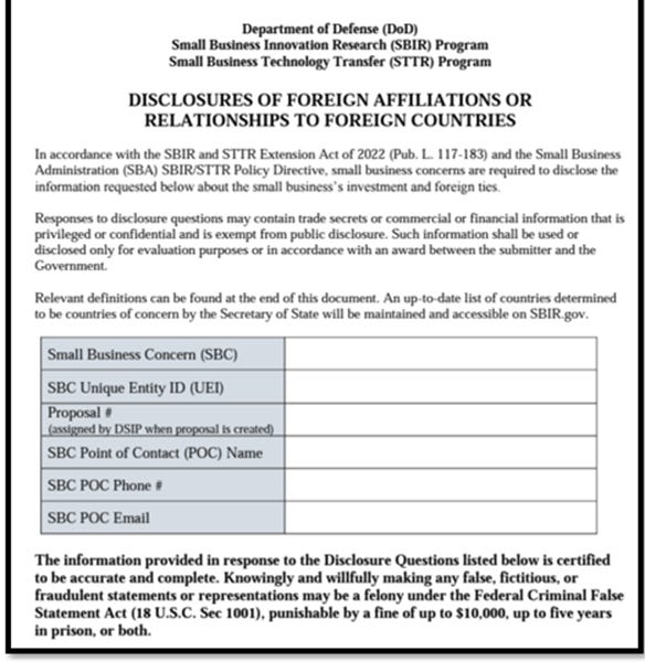 Foreign Disclosures: Do you know who is behind the curtain of your ...