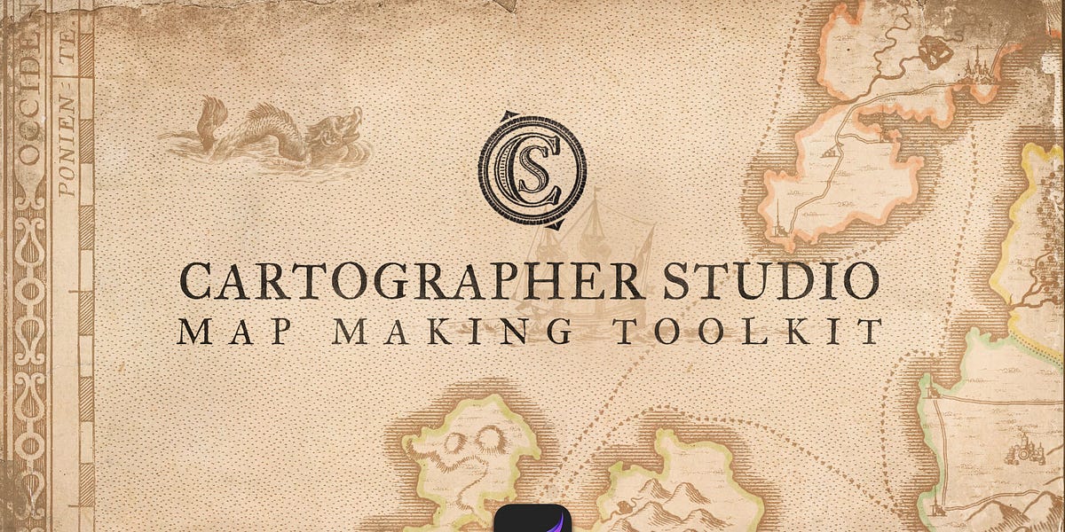 Create Stunning RPG, Historical, and Fantasy Maps with the Cartographer Studio Procreate Toolkit
