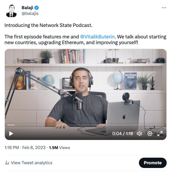 The Network State Podcast with Balaji - balajis.com