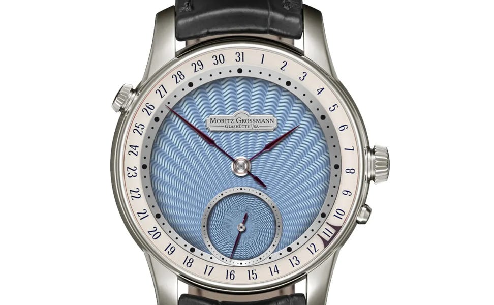 Introducing The Moritz Grossmann Benu Contemporary Date Ice Blue Oster ...
