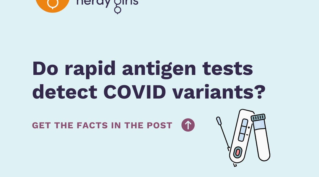 Do rapid antigen tests detect the latest COVID-19 variants?