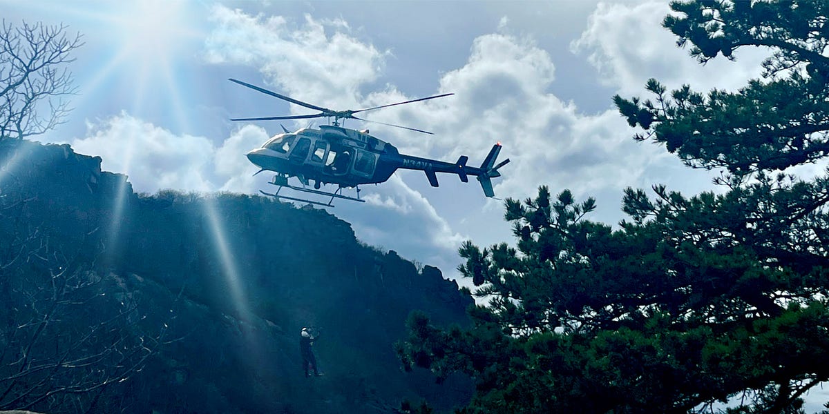 Helicopter Crew Rescues Injured Hiker in Shenandoah National Park