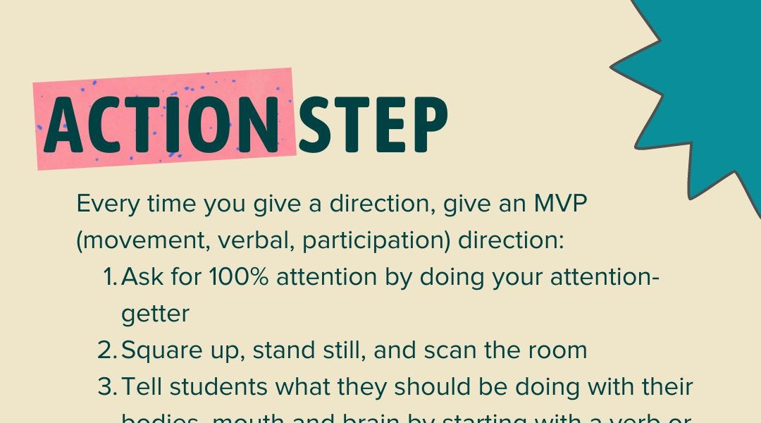 Action Step of the Week: MVP Directions