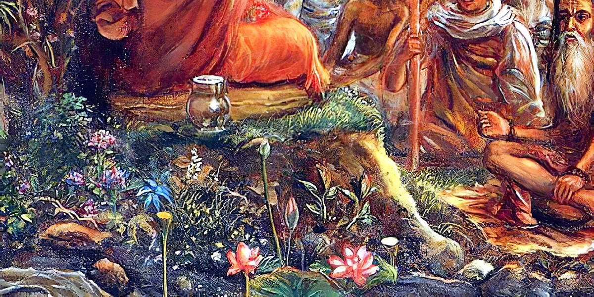 The six questions of the sages on the Srimad Bhagavatam