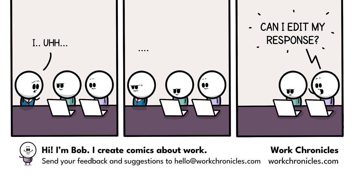 (comic) Anonymous Employee Survey - Work Chronicles