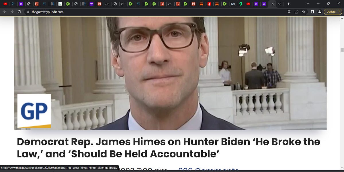 Democrat Rep. James Himes on Hunter Biden ‘He Broke the Law,’ and ...