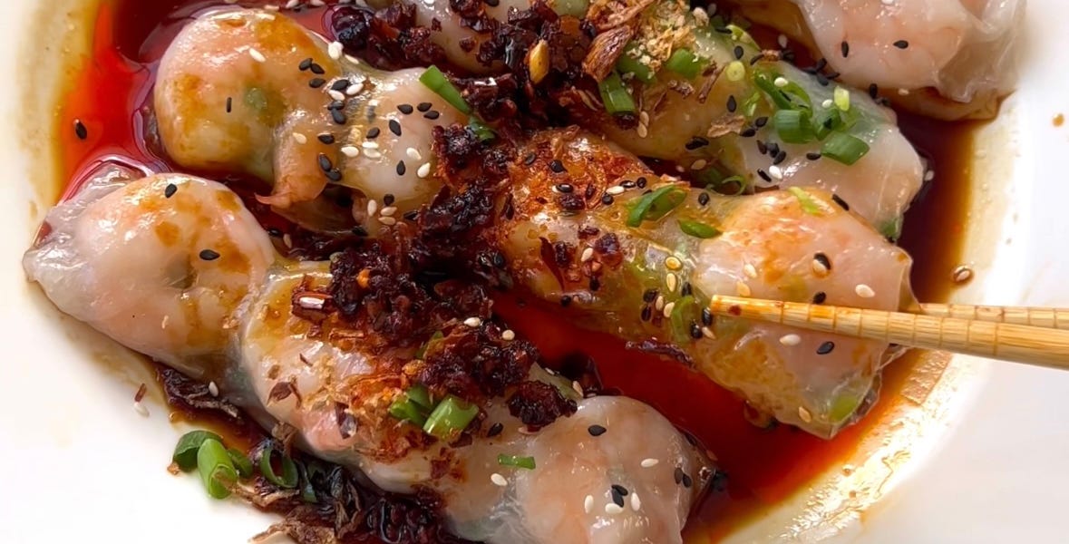 RICE PAPER CHEE CHEONG FUN 🦐 - Recipes by Victoria