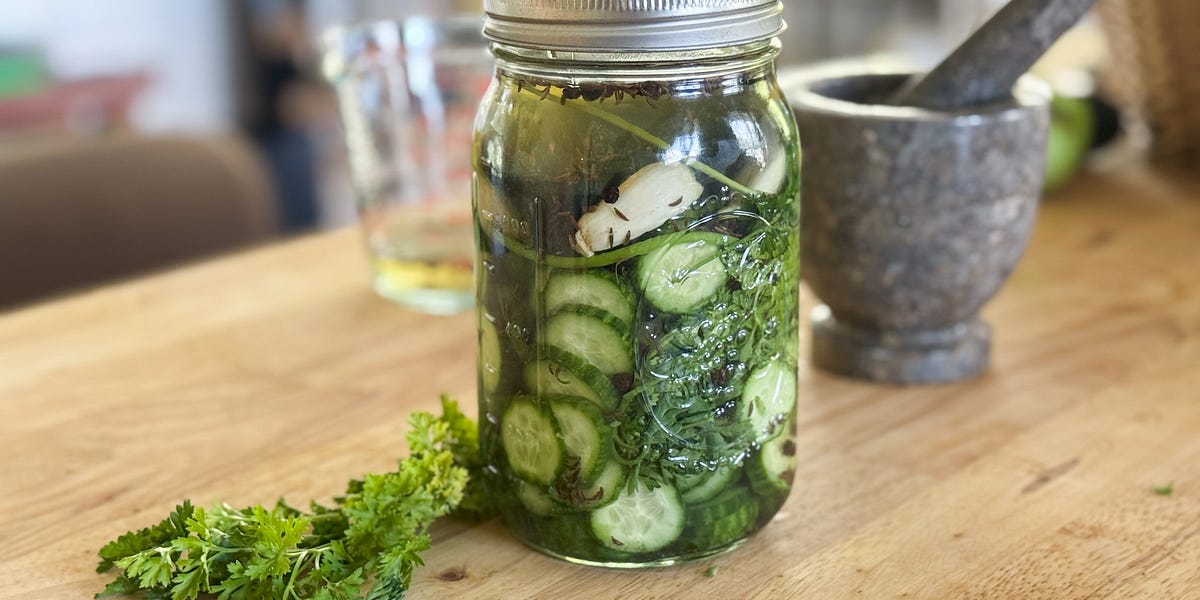 Lacto-Fermented Pickles - by Ebby Moyer - Ebby’s Substack