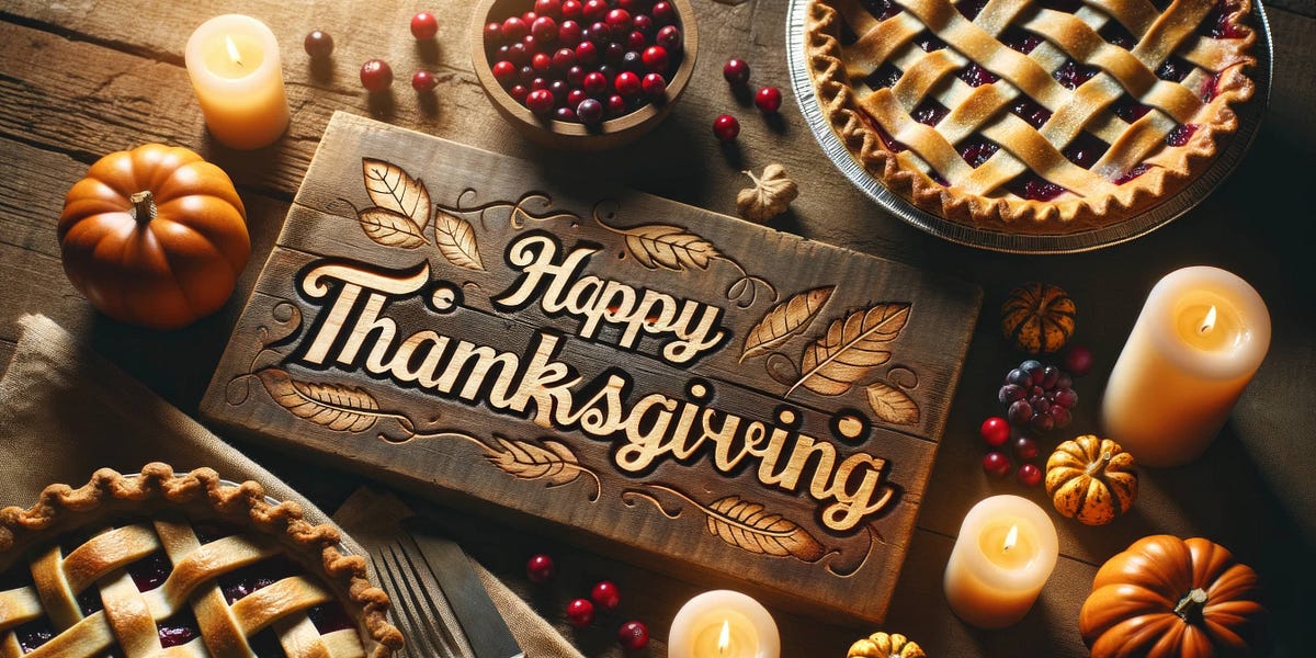 Have a Great Thanksgiving! - by William H Bestermann Jr MD
